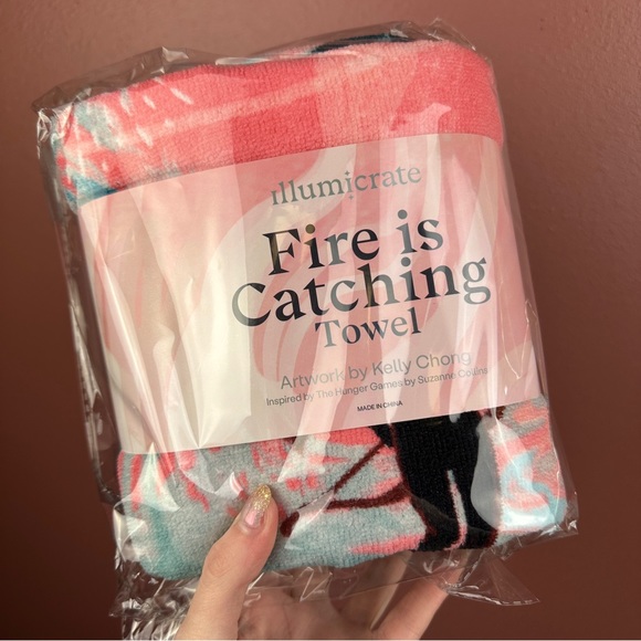 Illumicrate | Bath | Illumicrate Hunger Games Fire Is Catching Towel July 223 Sealed New | Poshmark